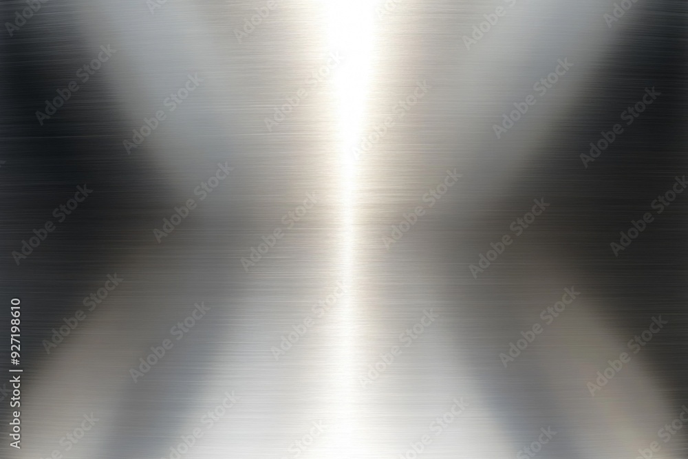 Shiny stainless steel texture with a reflective metal surface and ...