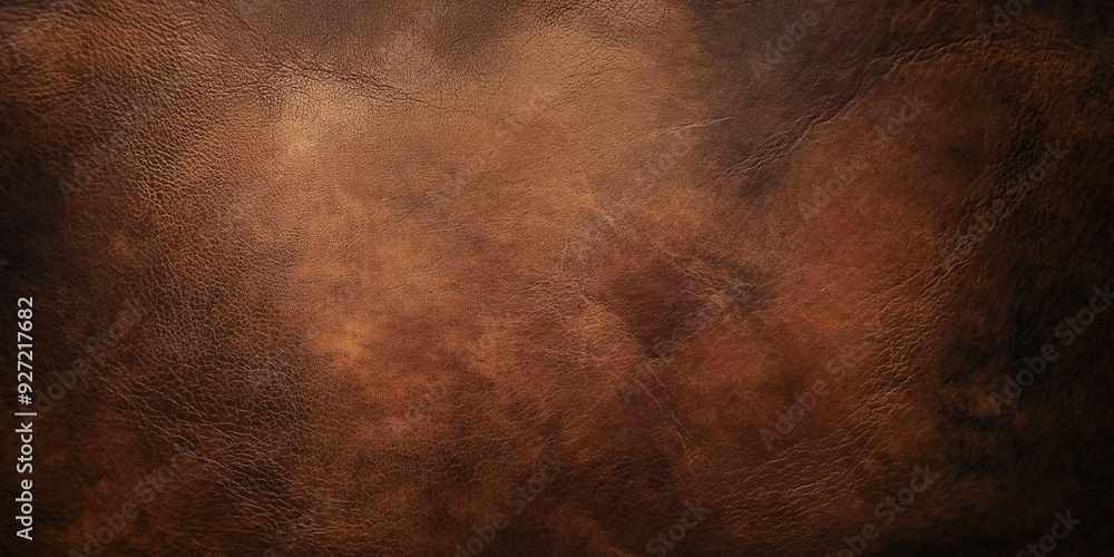 Warm-toned genuine leather texture background, resembling aged and worn ...