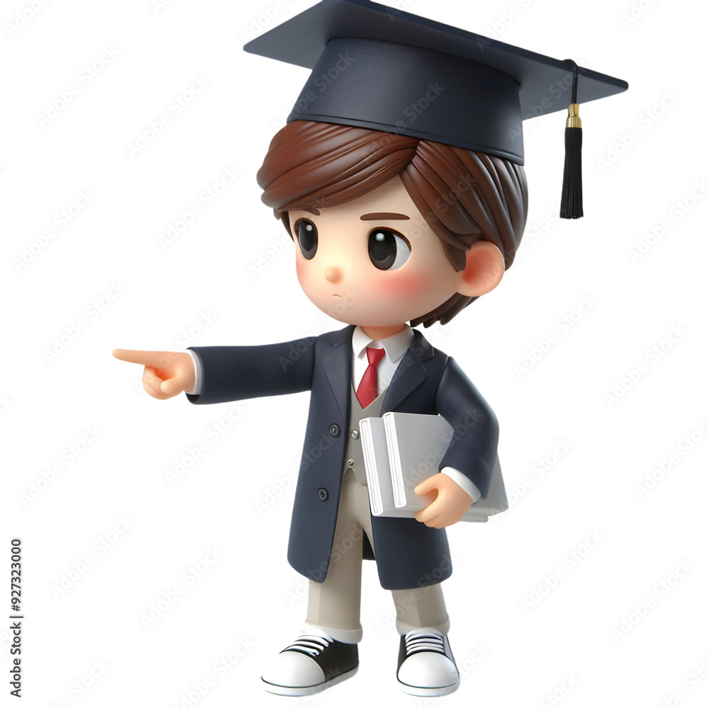 High-Resolution 3D Miniature Graduate Student Pointing in Transparent ...