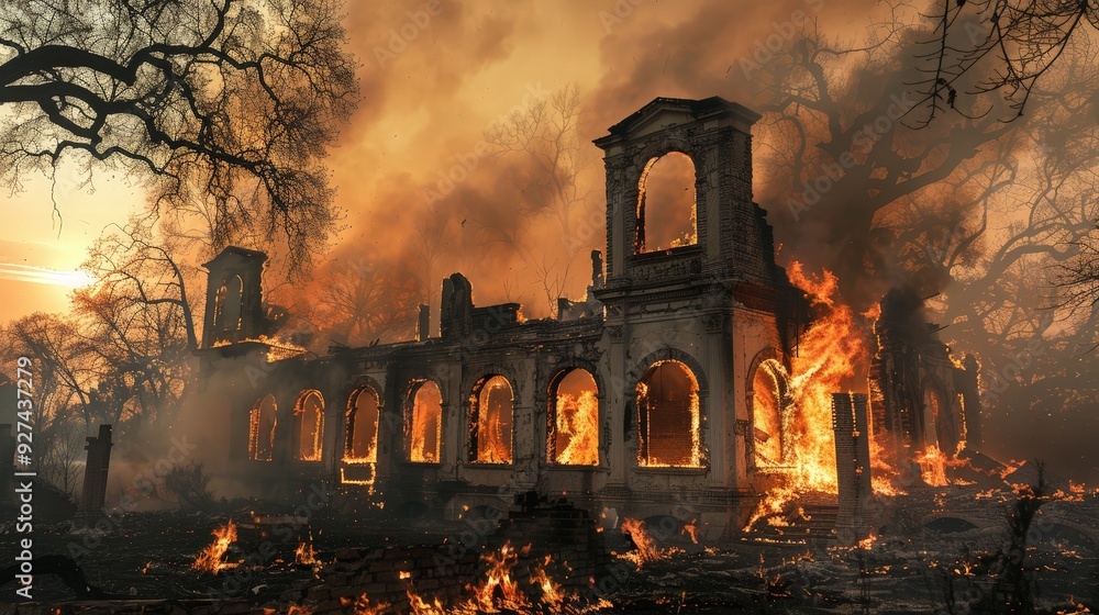 Explore the impact of fire on historical landmarks. How do fires affect ...
