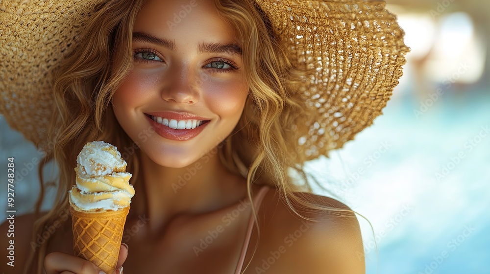 Catalog pose, full body shot, portrait of a beautiful young woman ...