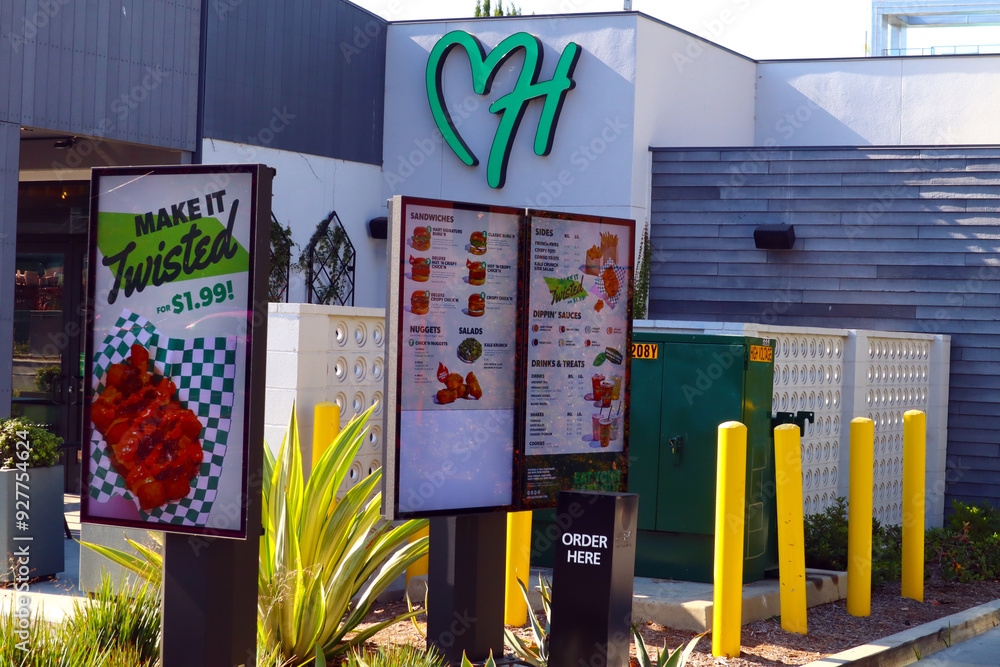 Los Angeles, California – July 20, 2024: Hart House, fast food ...