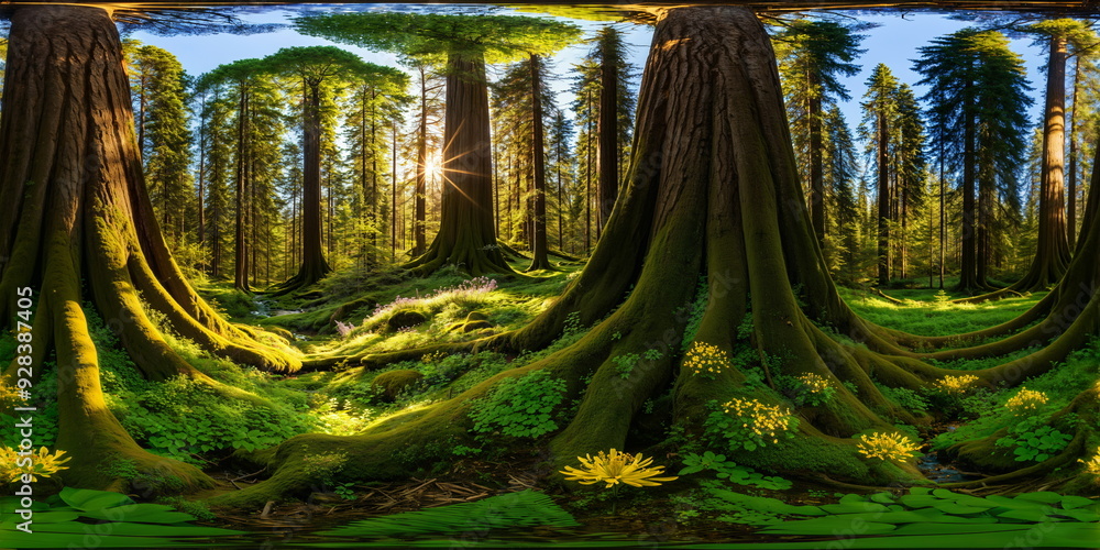 Full 360 degrees seamless spherical panorama HDRI equirectangular ...