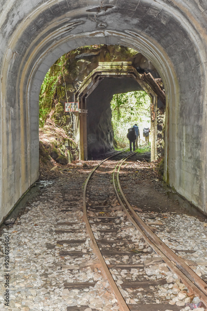 Beautiful But Abandoned Mianyue Line Railway With Tunnels And Thousand ...