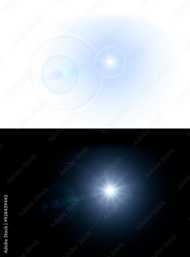 Lens flare design element. PNG format with transparent background and ...