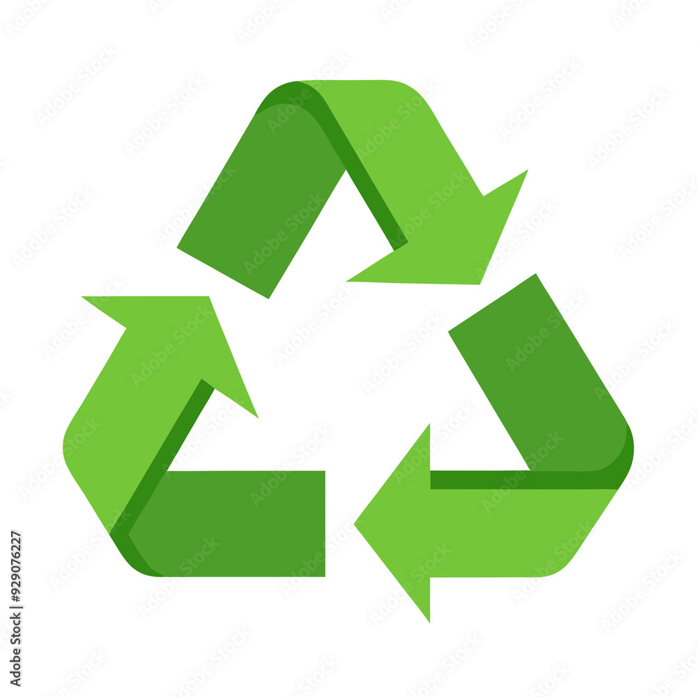 recycle symbol icon isolated on transparent background, recycle icon ...