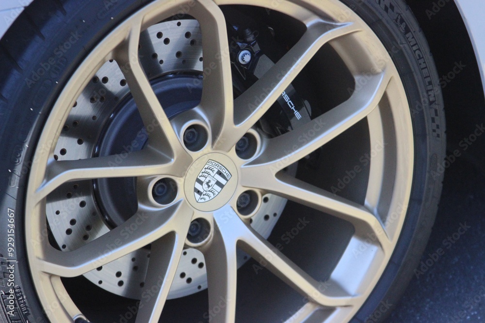 Porsche 911 Sports Car Closeup / Detailed Iconic Design / High ...