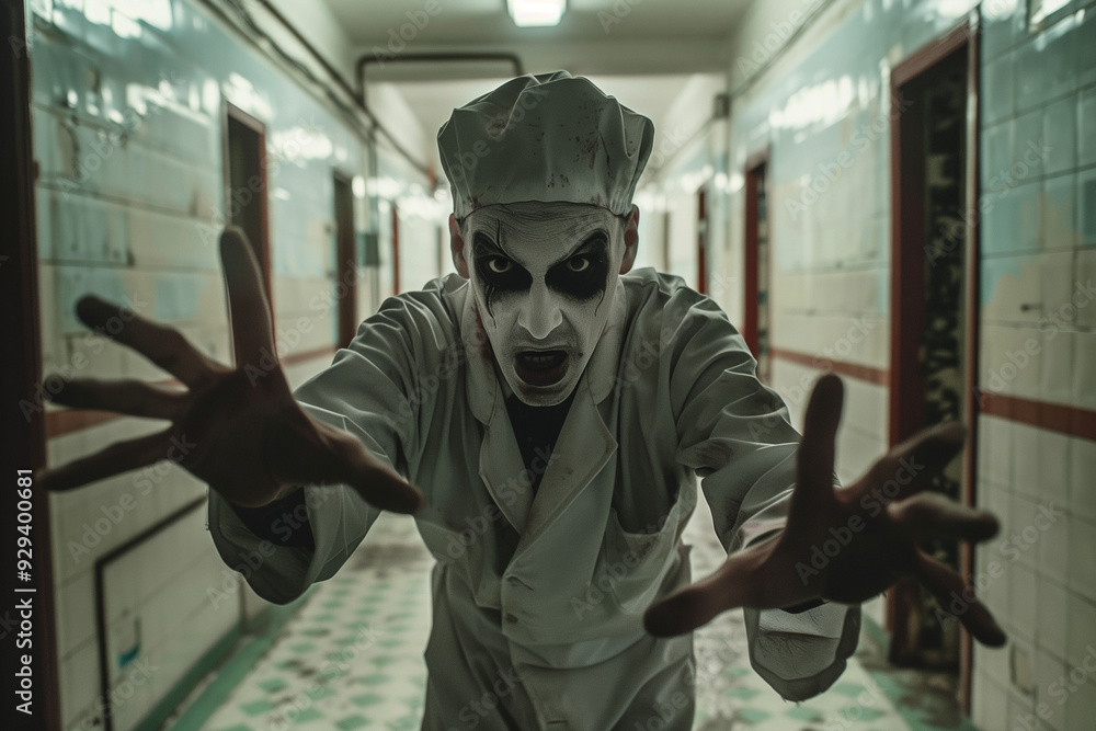 Monster Doctor from Psychiatric Hospital with a Terrifying Zombie ...