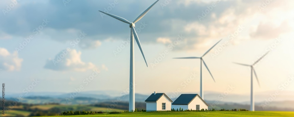 Animatedstyle infographic showing the lifecycle of wind energy from ...