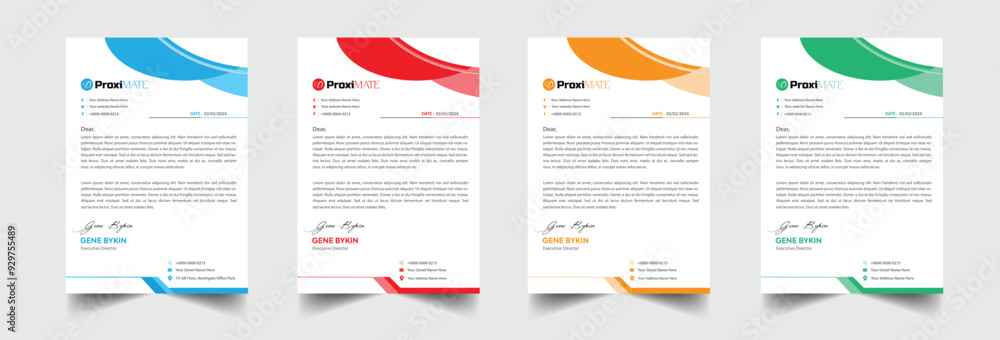 Creative abstract professional corporate modern business proposal ...