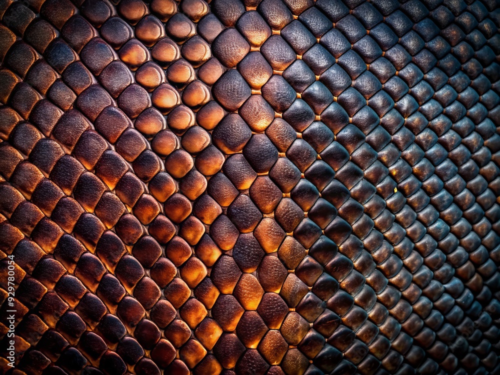 Dark snake skin texture with intricate scaly pattern and subtle sheen ...
