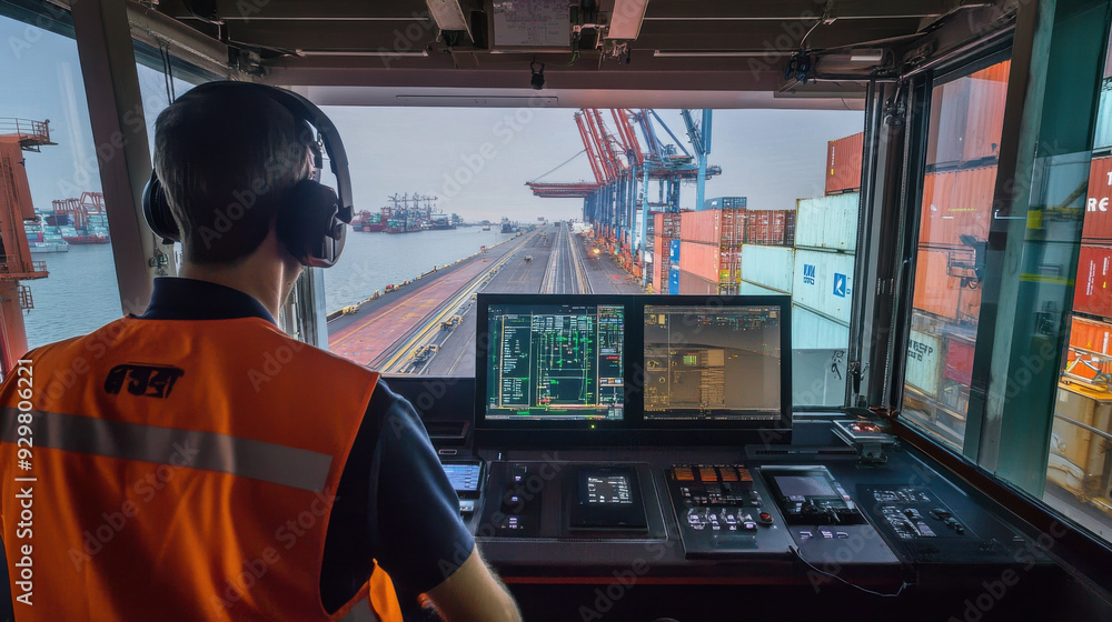 Smart safety systems on a cargo ship to prevent accidents and hazards ...