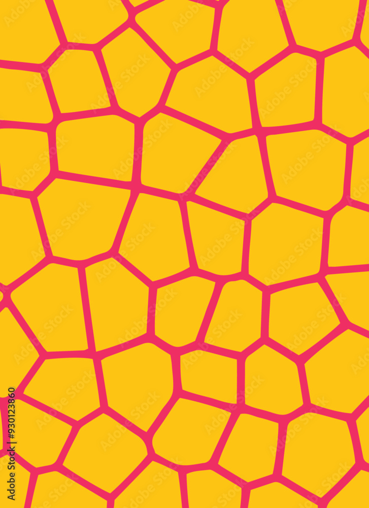 Voronoi diagram geometric tile texture, background, stone texture ...