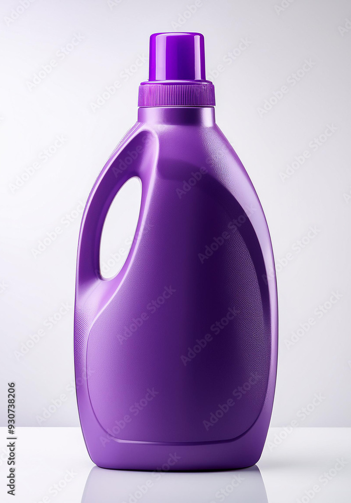 Laundry Detergent Purple Plastic Bottle for Mock-up, Purple plastic ...