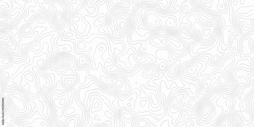 Vector seamless wave stripe topography map pattern camping grid ...