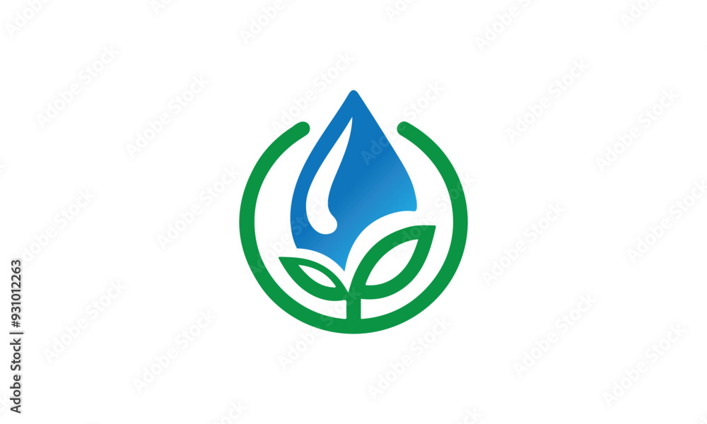 Irrigation logo design vector, drip Irrigation logo design, Creative ...