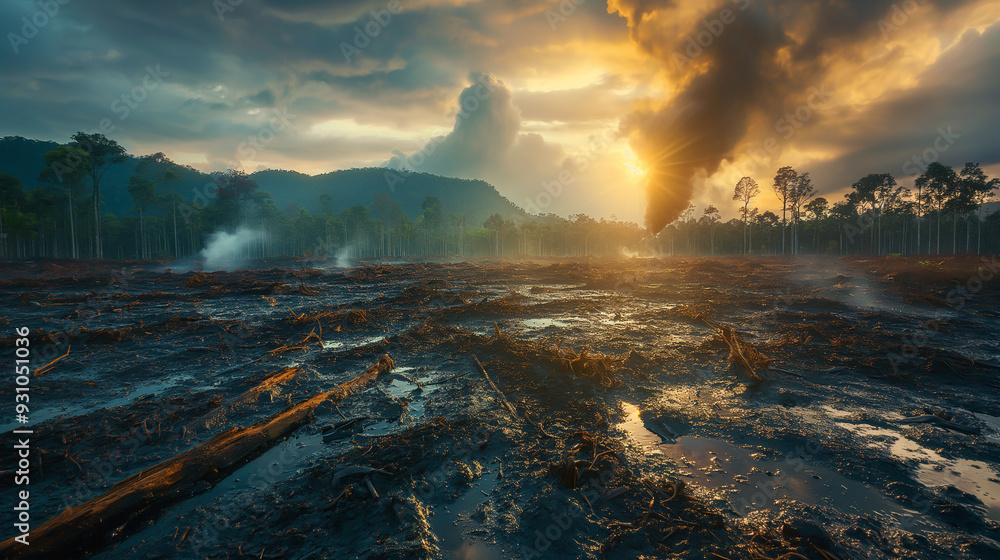 Impacts of Deforestation: Deforestation with Soil Erosion and Reduced ...