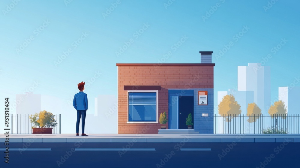 Exploring Modern Architecture: A Minimalist Street View of Urban Living ...