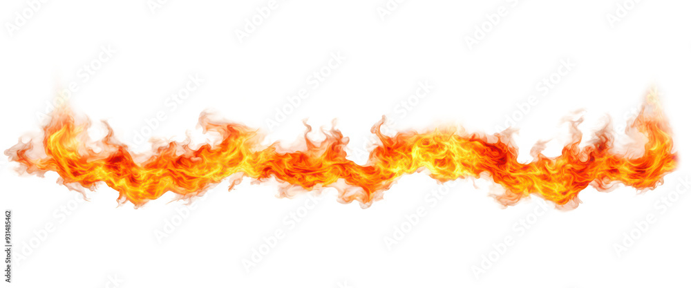 Stunning visual of flames isolate on transparent background, png ...