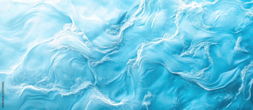 Beautiful wave pattern in the blue river water Ideal for use as a ...