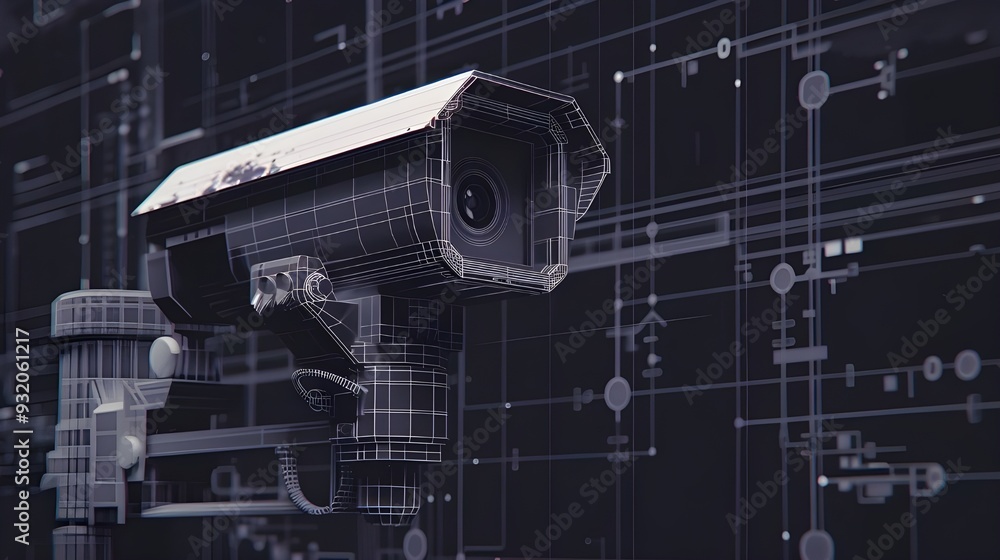 CCTV security camera disconnect. utilizing generative artificial ...