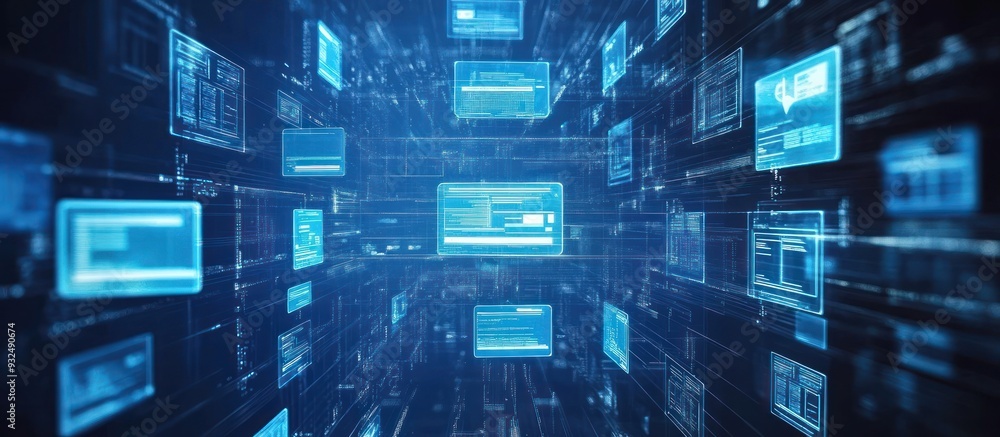 Document Management System DMS for document management concept online ...