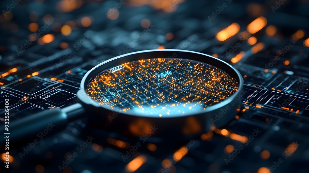 3D Magnifying Glass Unveiling Hidden Digital Nodes in Network ...