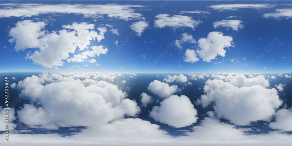 HDRI Perfect Sky Equirectangular Panorama 41 Stock Illustration | Adobe ...
