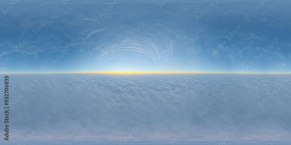 HDRI Perfect Sky Equirectangular Panorama 3 Stock Illustration | Adobe ...