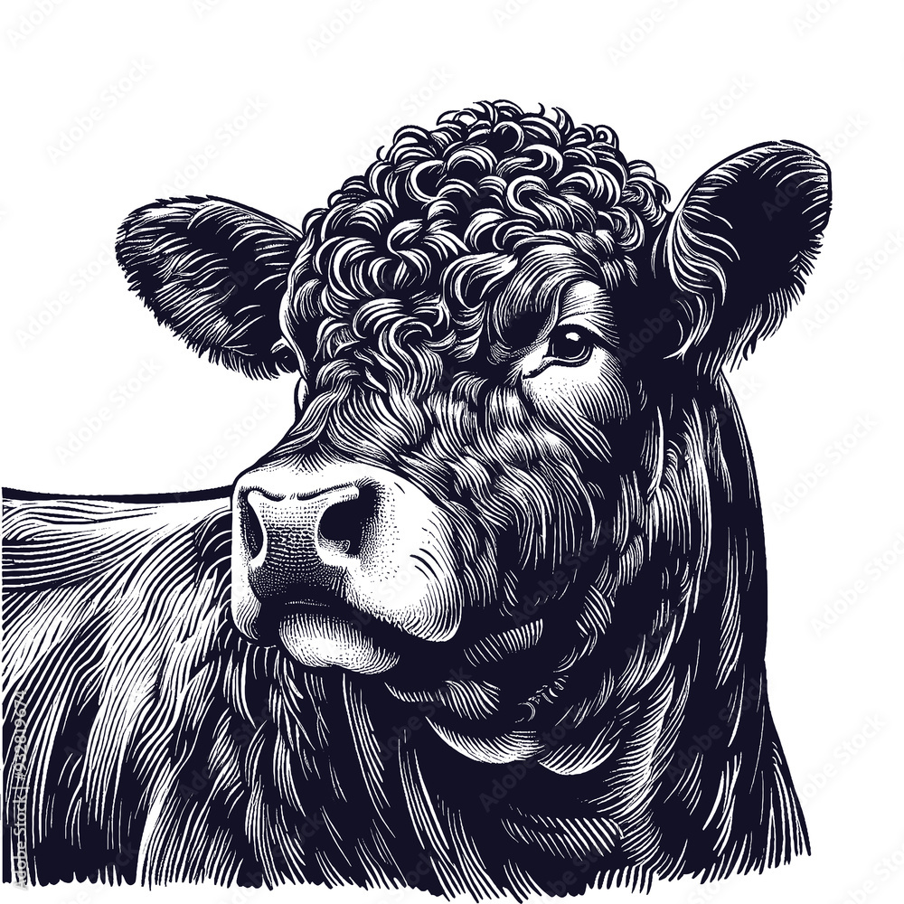 cow vector Stock Vector | Adobe Stock