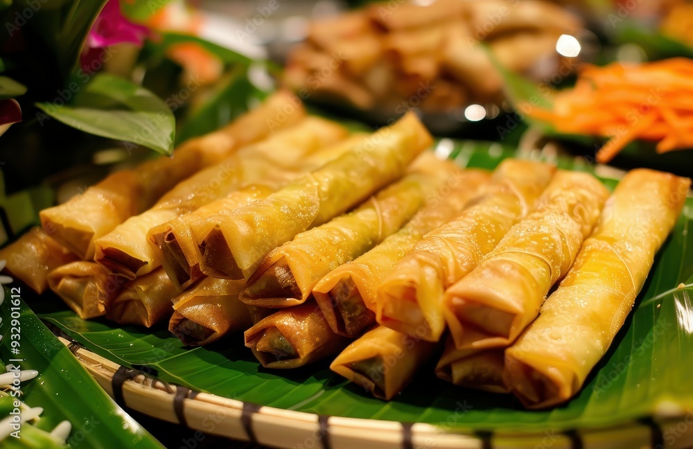 Lumpia are spring rolls from Indonesia and the Philippines made with ...