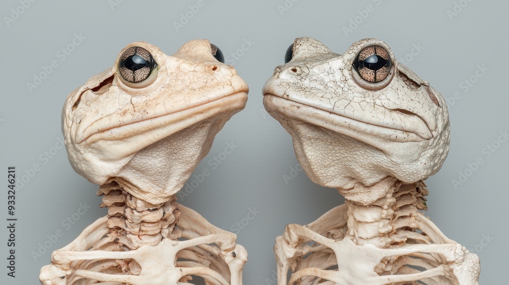 Comparative Anatomy: Frog vs. Human Spine - Educational Illustration ...