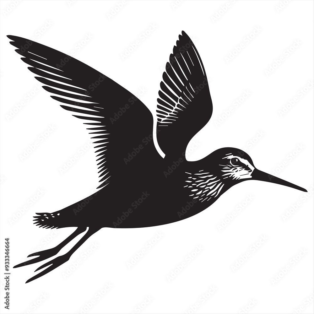 Common Sandpiper Silhouette Sandpiper Birt Clipart Common Sandpiper