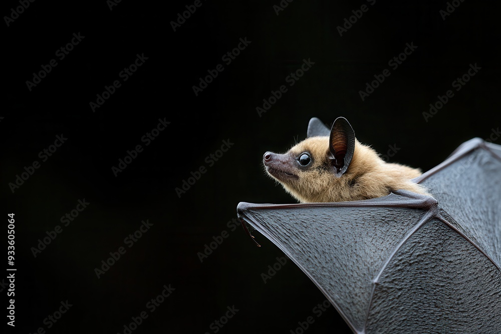 Vampire Bat Collage: Photos of a vampire bat with its wings spread wide ...