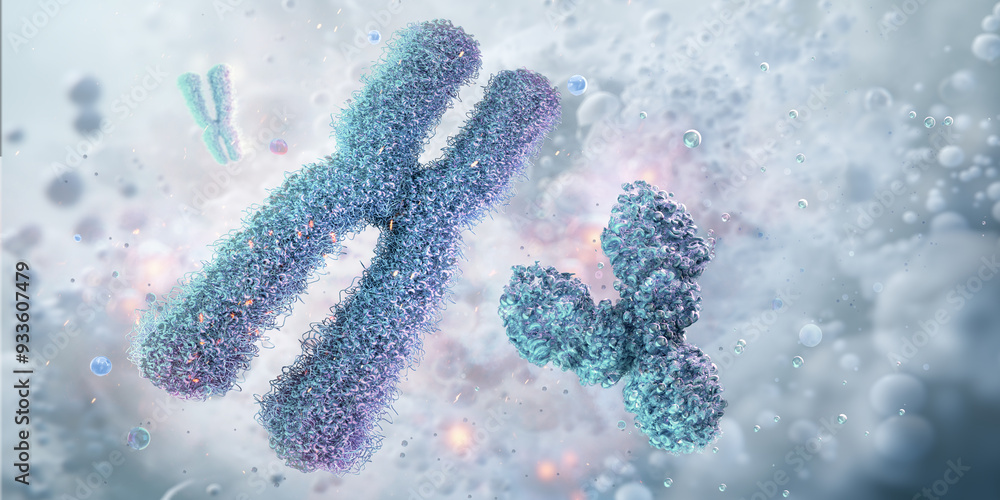 Human X Y chromosomes, karyotype, structure, division. Genetic ...