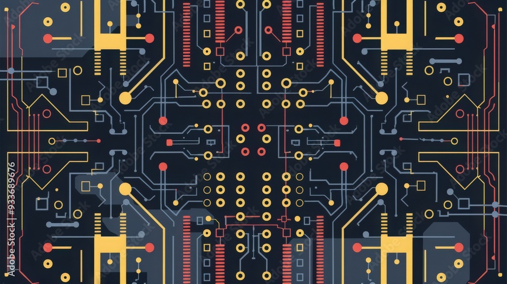 Detailed illustration of a flip-flop circuit, showing how it stores ...