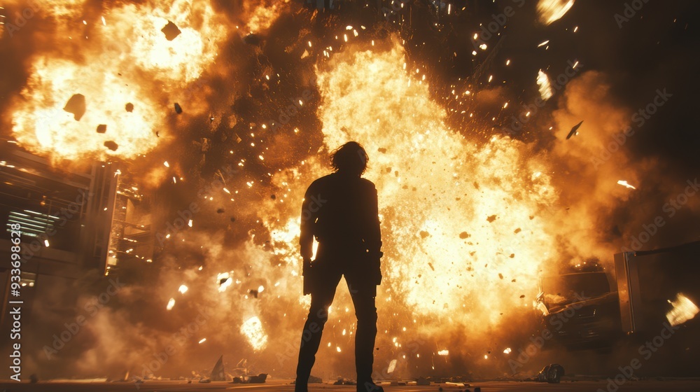 Tech Sabotage: Human Disrupting AI Production Facility with Explosive ...