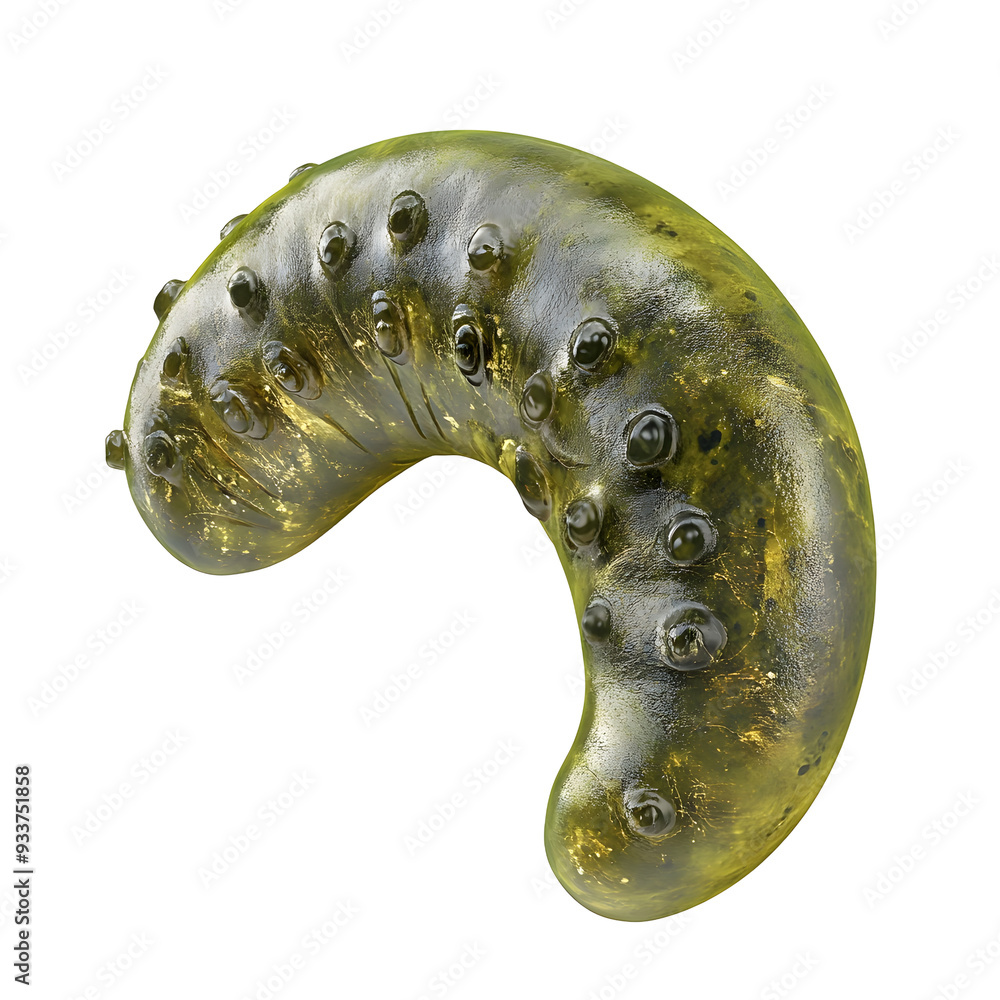 Microscopic Photography of Yersinia pestis Bacterium Isolated on Plain ...