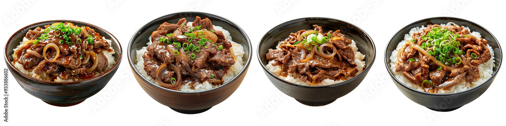 Gyudon clipart collection, symbol, logos, icons isolated on transparent ...