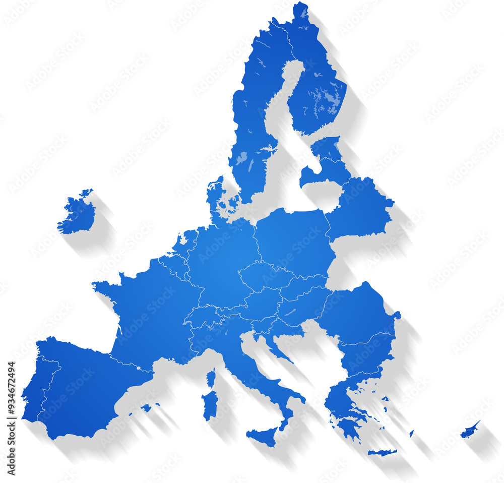 simpified outline border-map creative abstract background as the colors ...