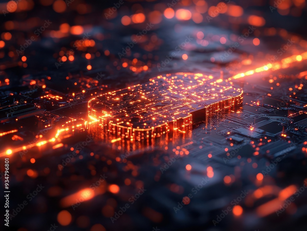 futuristic passwordless login interface holographic key dissolving into ...