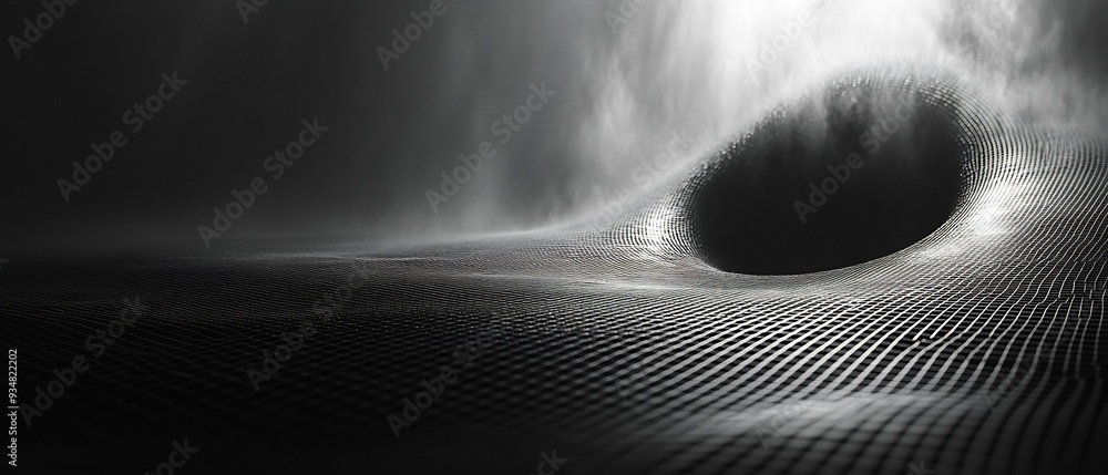 Black hole's singularity visualized as a 3D point of no return with 2D ...