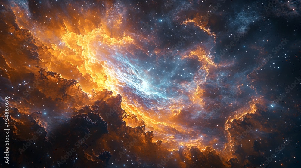Boundless Intergalactic Expanse of Enigmatic Stellar and Hypnotic ...