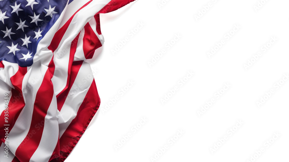 American flag on transparent background. PNG Stock Photo | Adobe Stock