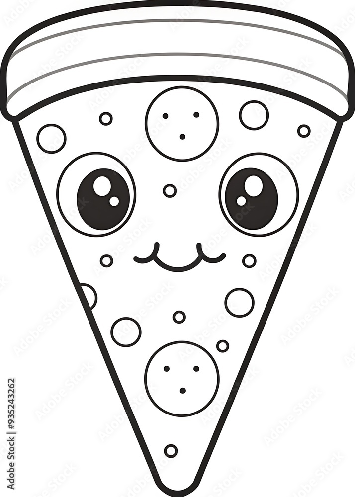 Pizza-Themed Coloring Pages for Children - Fun and Educational ...
