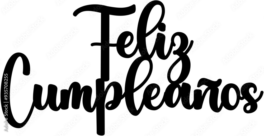 feliz cumpleaños , This image shows the words "Feliz cumpleaños" in ...