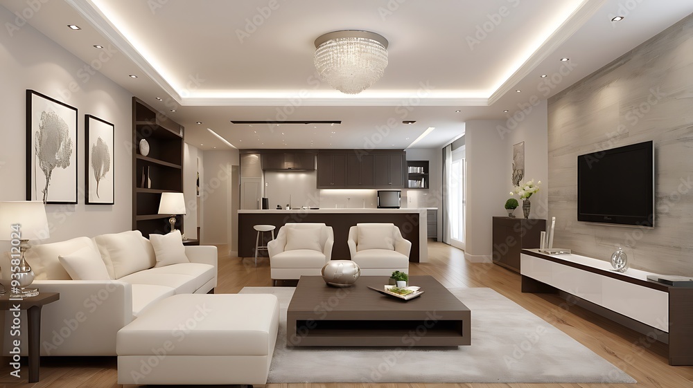 Detailed Interior Design Layout Floorplan Featuring Functional Room ...