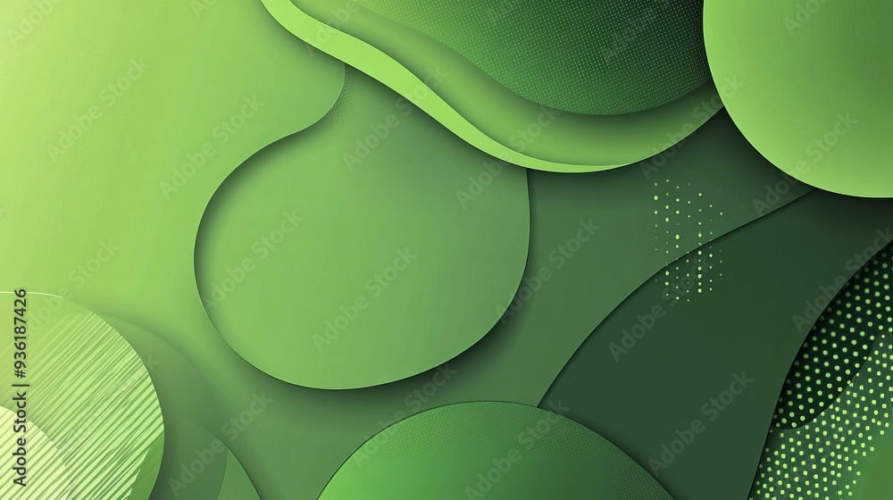Abstract green background. Modern simple green geometric design ...
