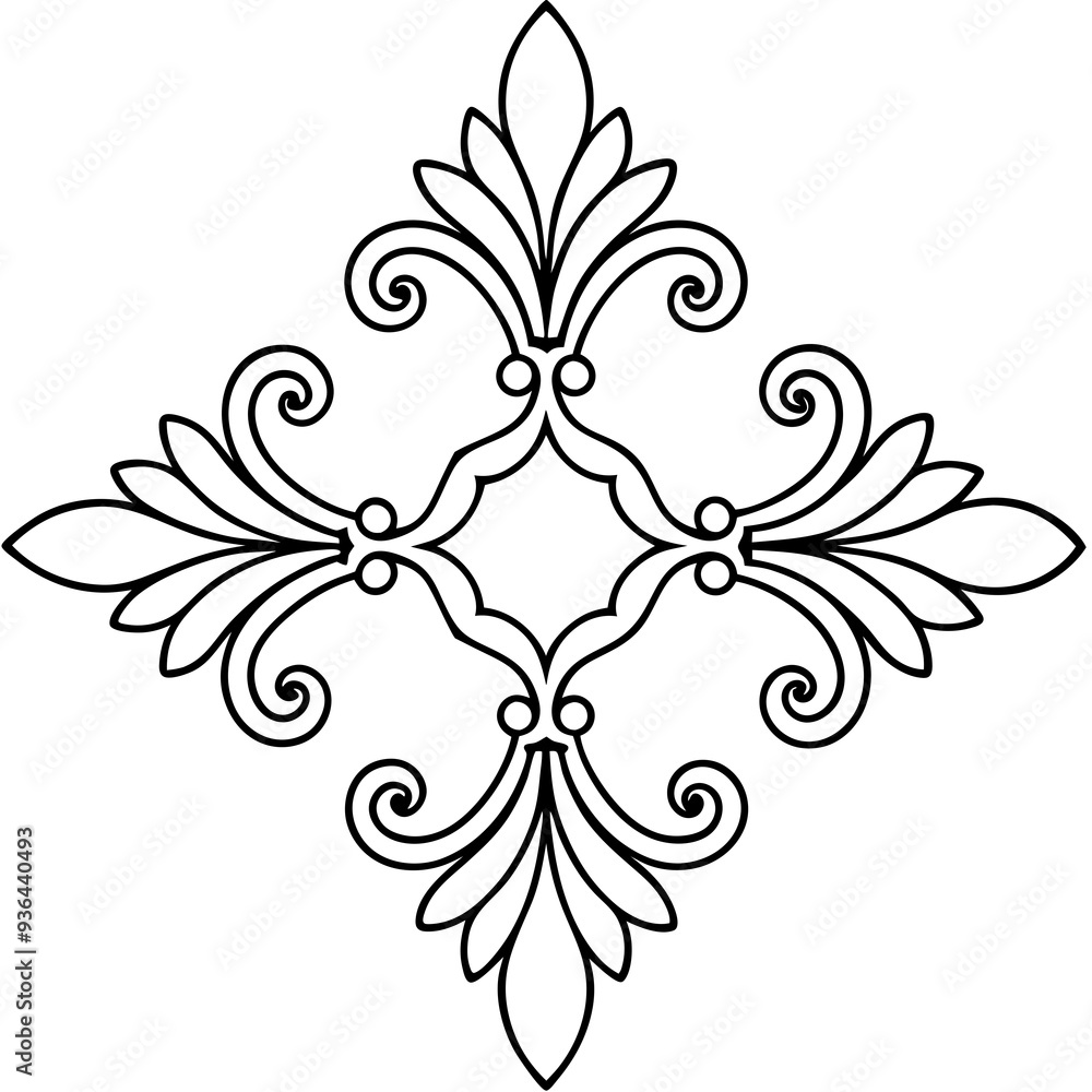 ornament vector.ribbon vector.Ornamental design lace borders and ...