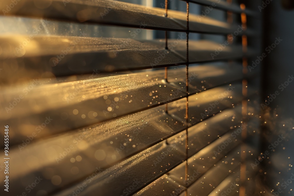 Venetian Blinds. Health Hazards of Dust and Pollution in the City ...